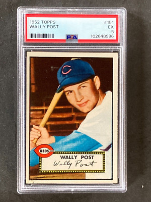 1952 Topps #151 Wally Post Set Break PSA 5 | eBay