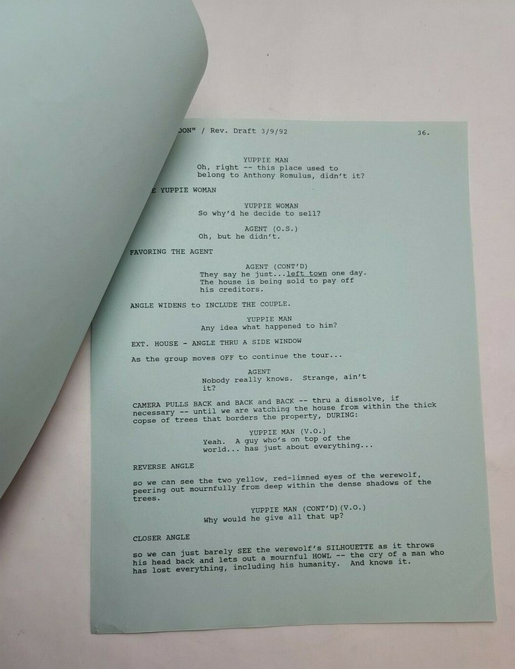 BATMAN: THE ANIMATED SERIES / Len Wein 1992 TV Series Script "Moon of ...