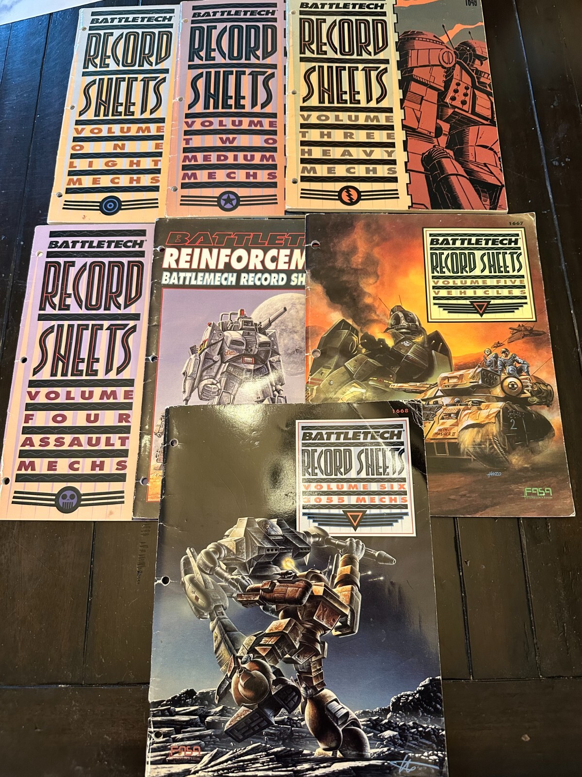 FASA Classic Battletech Record Sheets Light, Med, Hvy, Assault + Others ...