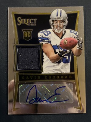 2013 Select /499 Gavin Escobar Autograph Jersey Rookie! Cowboys! | eBay