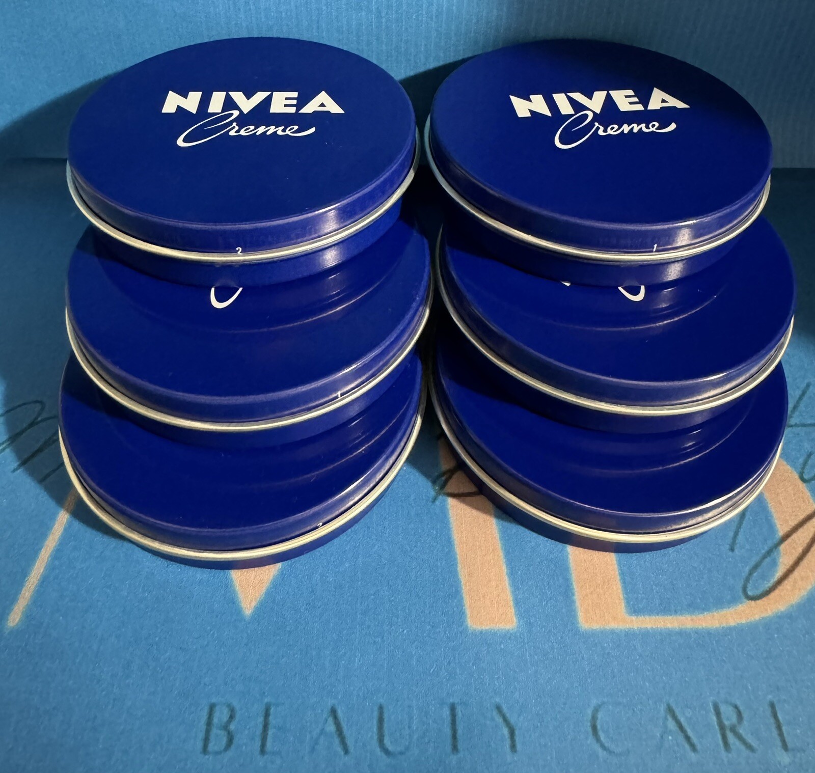 Genuine Authentic German Nivea Cream Metal Tin 6pcs- 30ml - Free ...
