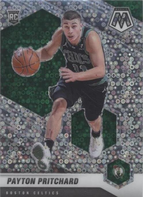 2020-21 Panini Mosaic - Rookie Payton Pritchard #210 Silver Fast Break ...