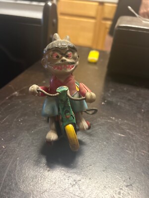 1960S NUTTY MADS MONSTER TRICYCLE WIND UP TOY BY MARX RARE! | eBay
