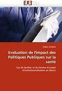 Evaluation de L'impact des Politiques Publiques Sur la Santé von Shible ...