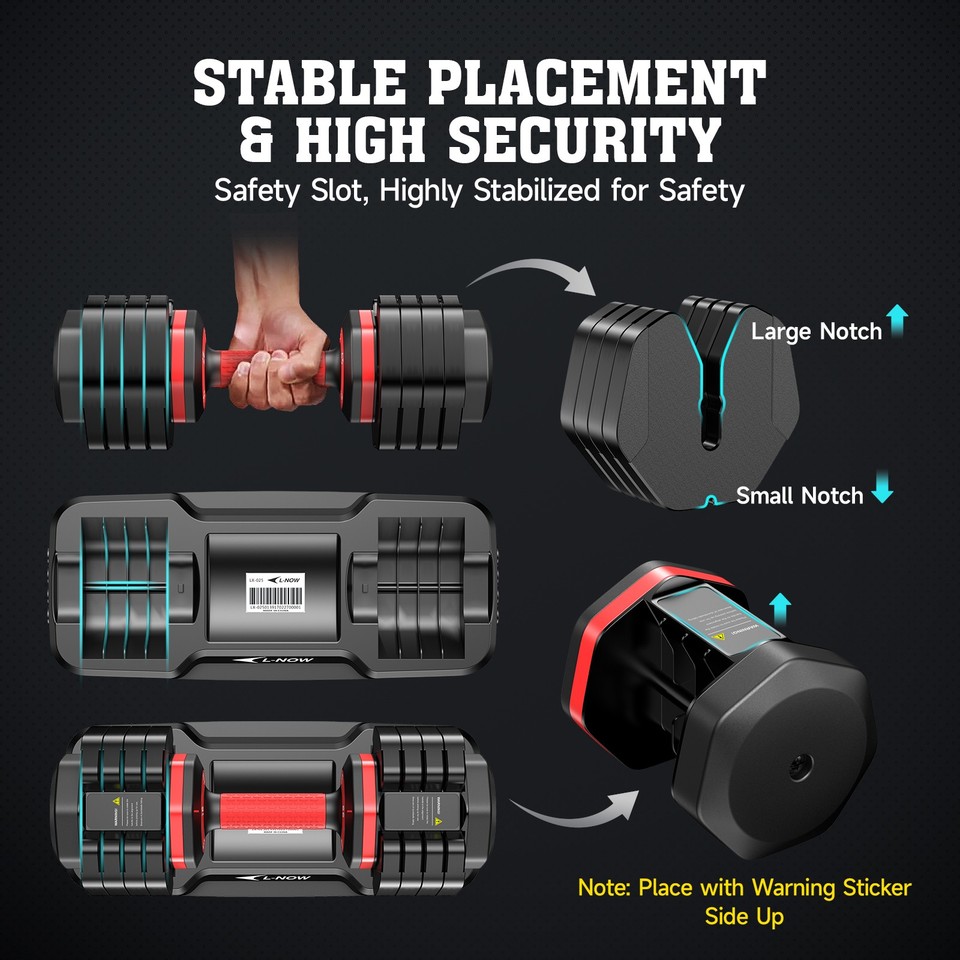 Adjust Dumbbell Set Adjustable Weight Dumbbell Set body Fitness Workout ...