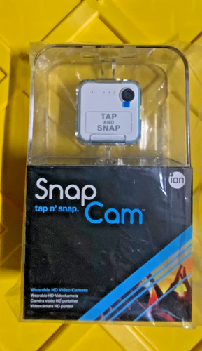 iON SnapCam Tap‑n‑Snap Wearable HD Video Camera New Sealed Box | eBay