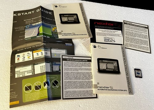 Nextar SD Card & Automotive Navigation System (GPS) Owners instruction ...