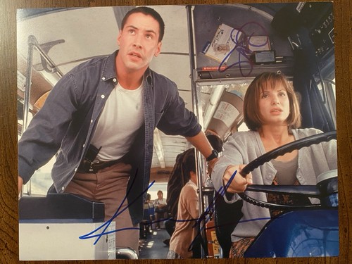 Keanu Reeves Sandra Bullock Dual Signed Autographed Photo With COA ...