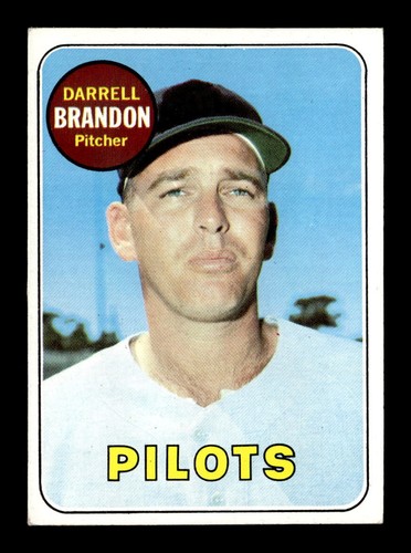 1969 Topps #301 Darrell Brandon Seattle Pilots VG-EX+ Baseball Card ...