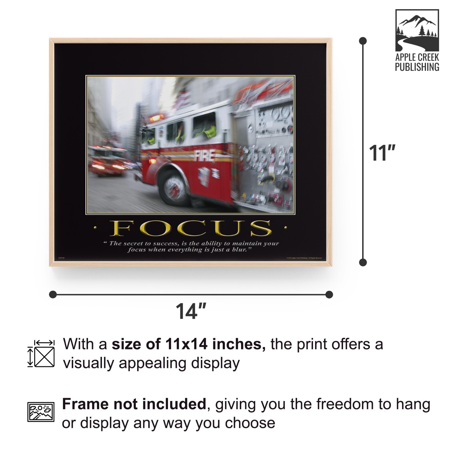 Volunteer Firefighting Motivational Poster Print Fireman Fire Station ...