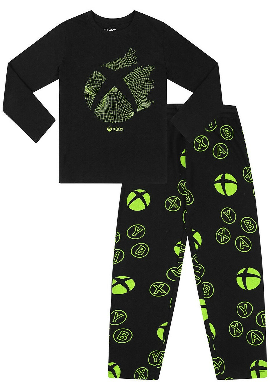 Xbox Official Mens and Boys Matching Gaming Long Pyjama Set Black | eBay UK