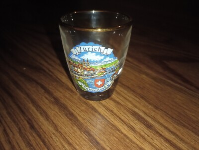 Vintage Zurich Switzerland Shot Glass | eBay