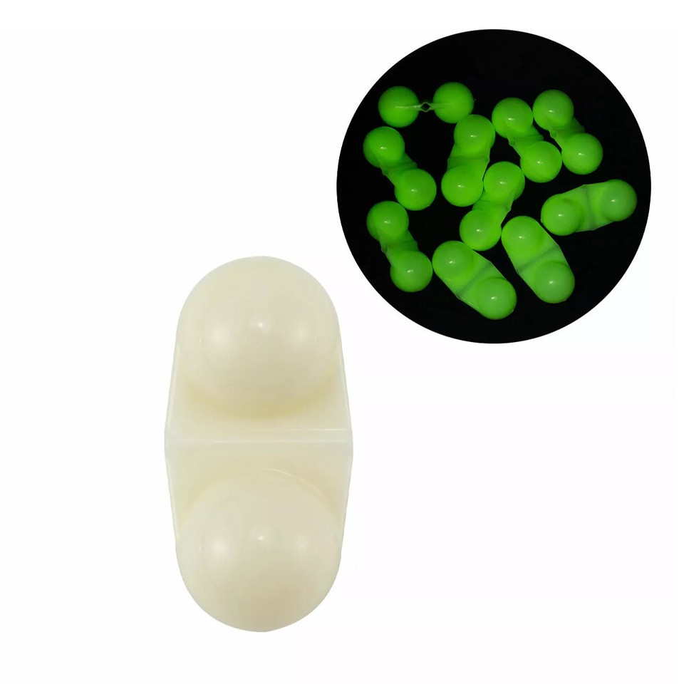 50Pcs Fishing Inline Rattles Catfish Double Rattle Beads For Stripers ...