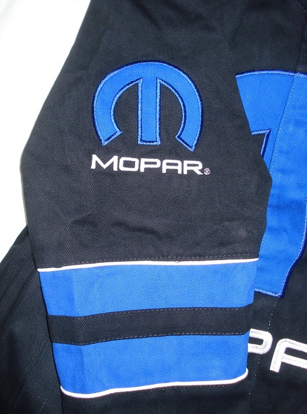 Dodge Mopar Embroidered Cotton Jacket black JH Design New | eBay