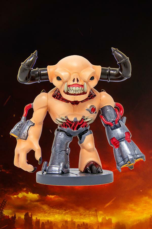 Doom Eternal Mini Tyrant Collectible Figure Statue Polyresin New Sealed ...