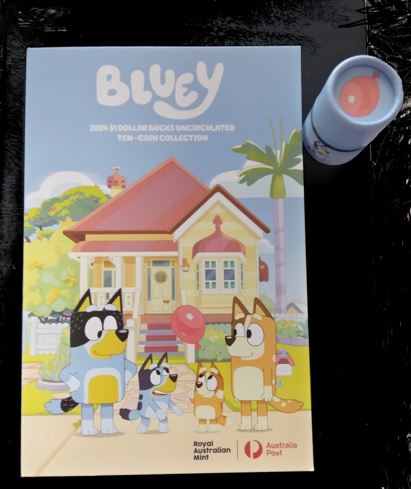 2024 Bluey 10 coin Tube and Collectable | Grelly USA