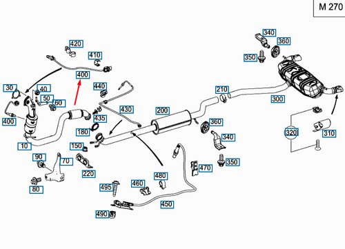 NEW MERCEDES-BENZ ML W164 OXYGEN SENSOR A0035427018 OEM | eBay