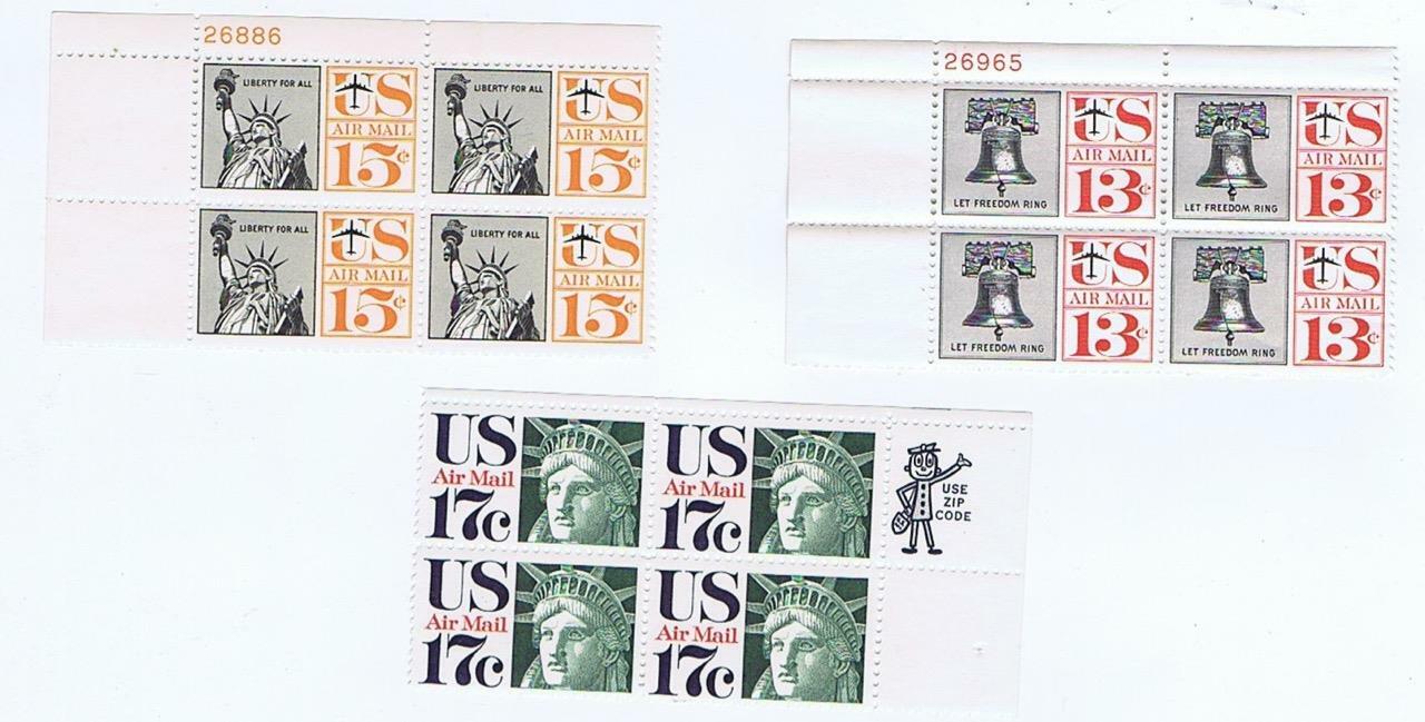 3 Special Delivery 1950's stamps USPS plate block #12 | eBay