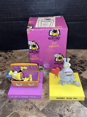 2 Vintage Enesco Grimmy Resin Halloween Figures From Mother Goose | eBay