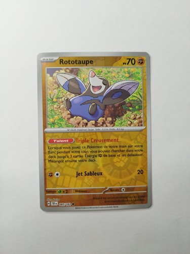 Carte Pokémon - Rototaupe Reverse - 085/162 - EV05 - Forces Temporelles ...