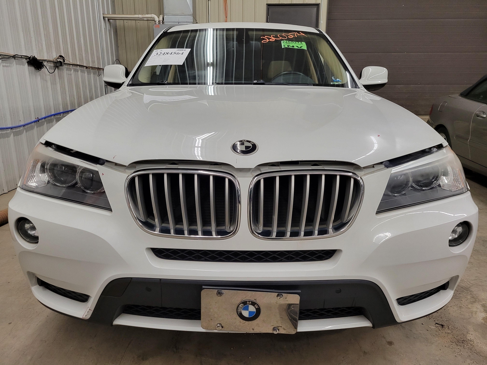 11-17 BMW X3 FRONT HOOD PANEL BONNET ALPINE WHITE PAINT CODE 300 | eBay