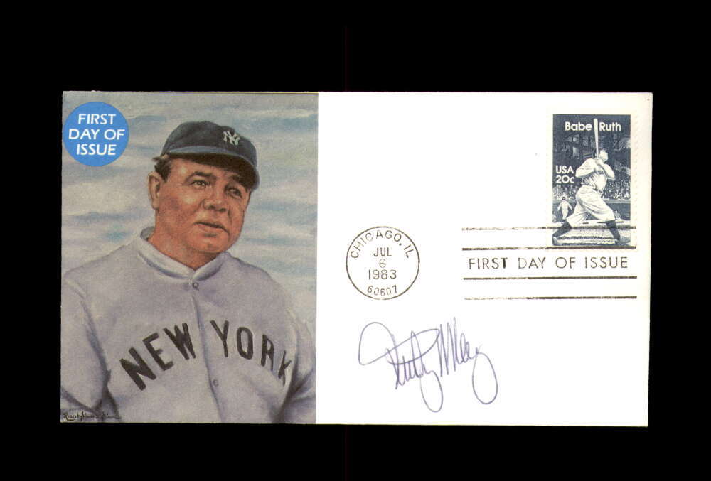 Rudy May Signed 1983 FDC Babe Ruth Cache New York Yankees Autograph | eBay