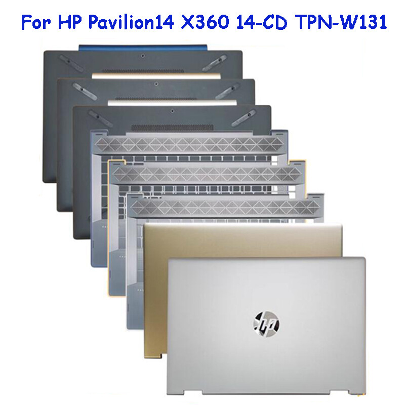 LCD Back Cover Palmrest Bottom Case for HP Pavilion14 X360 14M-CD 14-CD ...