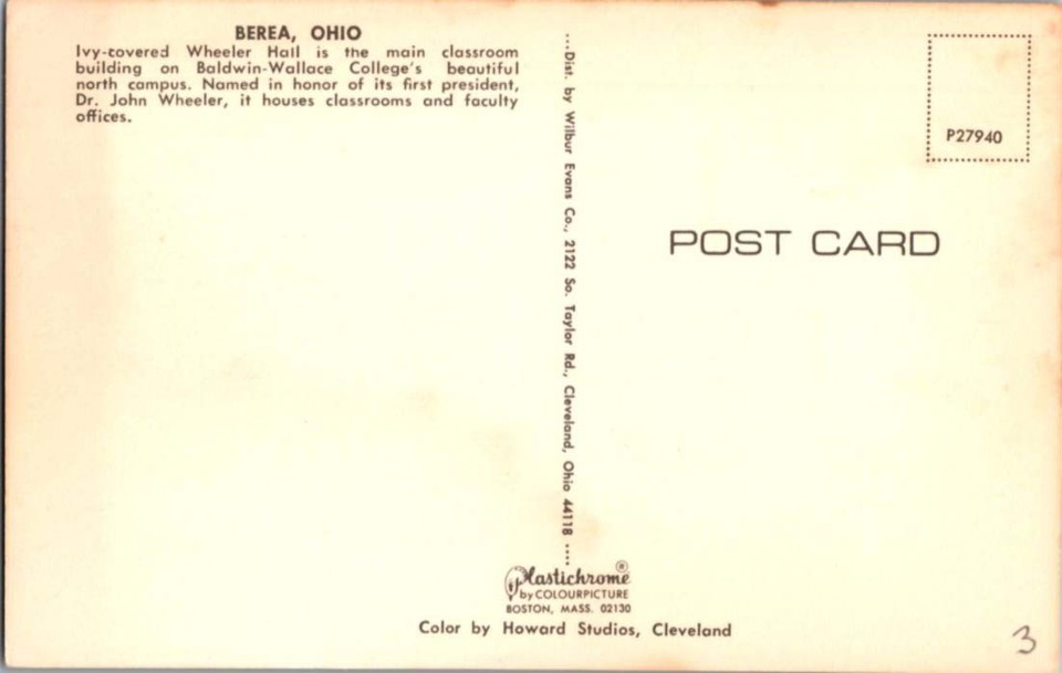 Berea Ohio OH : SCHOOL SCENE n/15 BD3667 | eBay