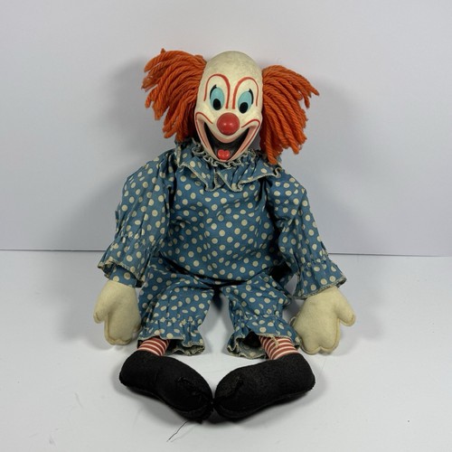 Vintage 1963 Mattel Talking Bozo the Clown Pullstring Doll (does not ...