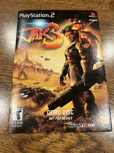 JAK 3 DEMO DISC SONY PS2 2004 USED NAUGHTY DOG PLAYSTATION | eBay