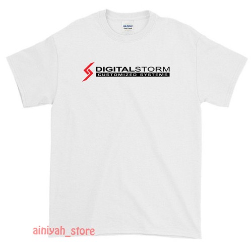 New Digital Storm computer gaming Logo Men's Funny T-Shirt USA Size S ...