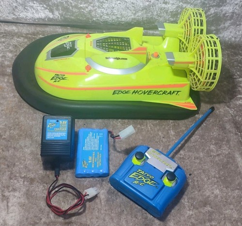 Vintage Taiyo Edge Hovercraft R/C 40 MHz 90s Charger Battery READ ...