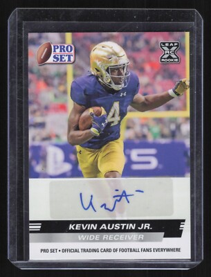 2022 Leaf Pro Set Kevin Austin Jr. #PSA-KA2 Autograph Jacksonville ...