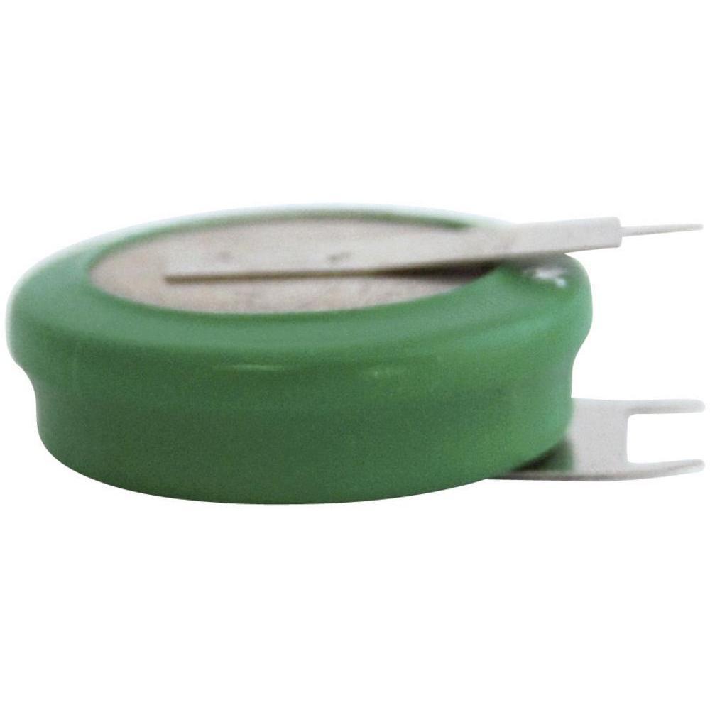 Button Cell (Battery) NiMH, PCB Mounting 1.2V 300mAH (Coin cell) Solder ...