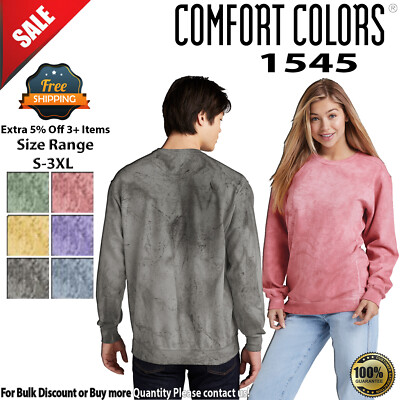 Comfort Colors Unisex Long Sleeve Color Blast Crew Neck Stylish ...