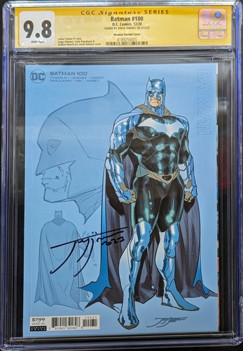 Batman #100 1:25 Variant CGC 9.8 Signed by Jorge Jimenez | eBay