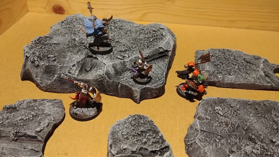 Wargaming Terrain - Medium Box Set of Hills Stone Finish | eBay