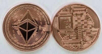 Ethereum ETH Crypto 1 oz Fine Copper Round Fresh from Mint Roll | eBay