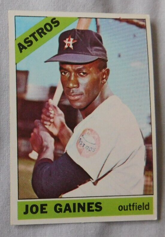 1966 Topps #122 Joe Gaines Houston Astros Baseball Card Ex | eBay