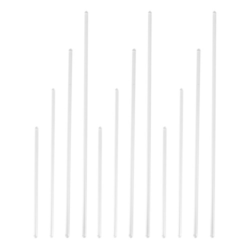 12 Pcs Laboratory Stirring Rod Cocktail Swizzle Sticks Glass Stirers | eBay