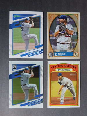 Clayton Kershaw 4 Card Lot | eBay
