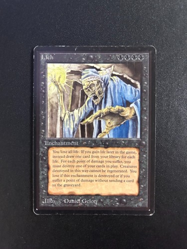 Lich | MtG Magic Beta Edition | English | Lightly Played (LP) | eBay