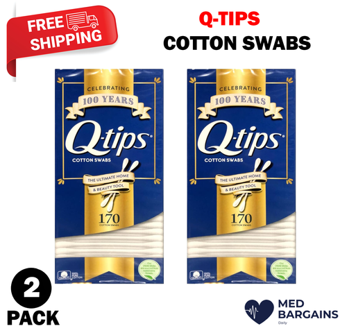 Q-Tips Cotton Swabs 170 Count - 2 Pack 305210147751| eBay