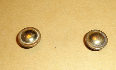 Pair Hot Cold Bathroom Sink Faucet Spouts handle Brass Set screw covers ...