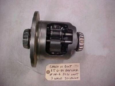 Chevy 10 bolt 8.5 G-80 Gov-lock #04-6 posi unit 30 spline 3 series. | eBay