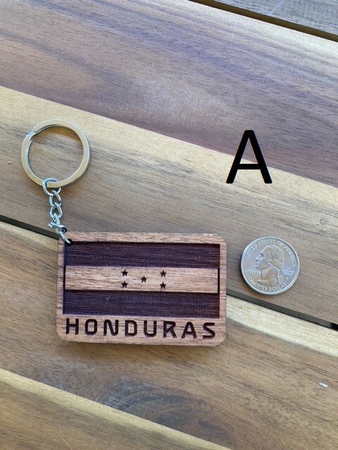 Honduras Handmade Wood Keychains | eBay