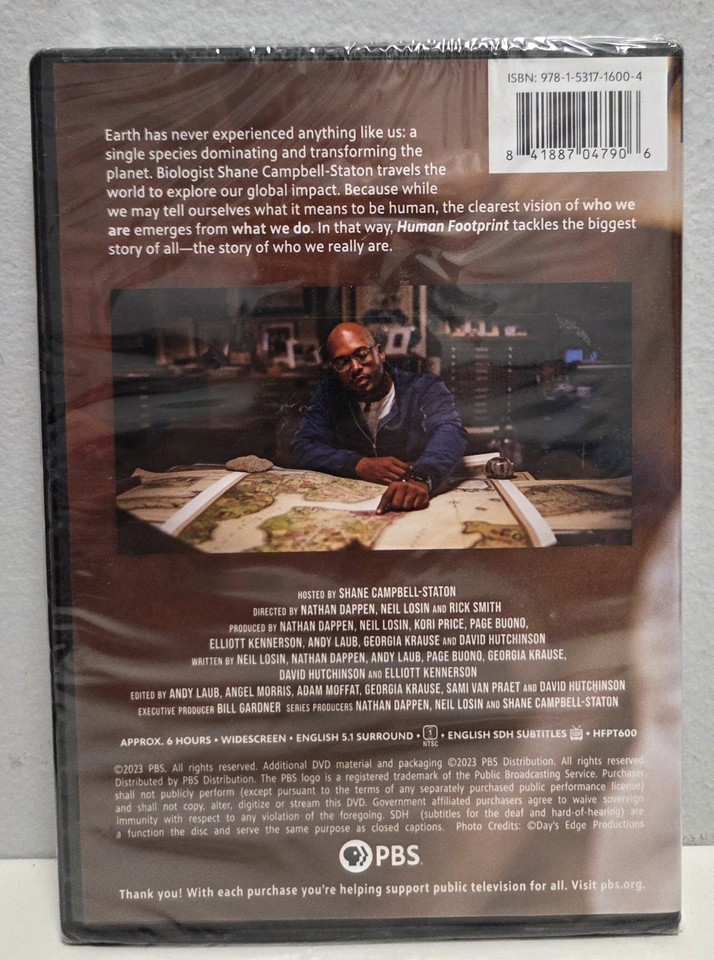 PBS: Human Footprint (DVD, 2023) NEW & SEALED 841887047906| eBay