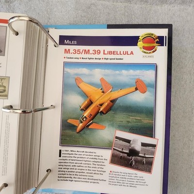 AIRCRAFT OF THE WORLD X PLANES FOLD OUT CARD M.35/M.39 LIBELLULA | eBay