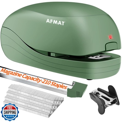 AFMAT ES06 Electric Stapler for Desk, Automatic Stapler Desktop, 25 ...