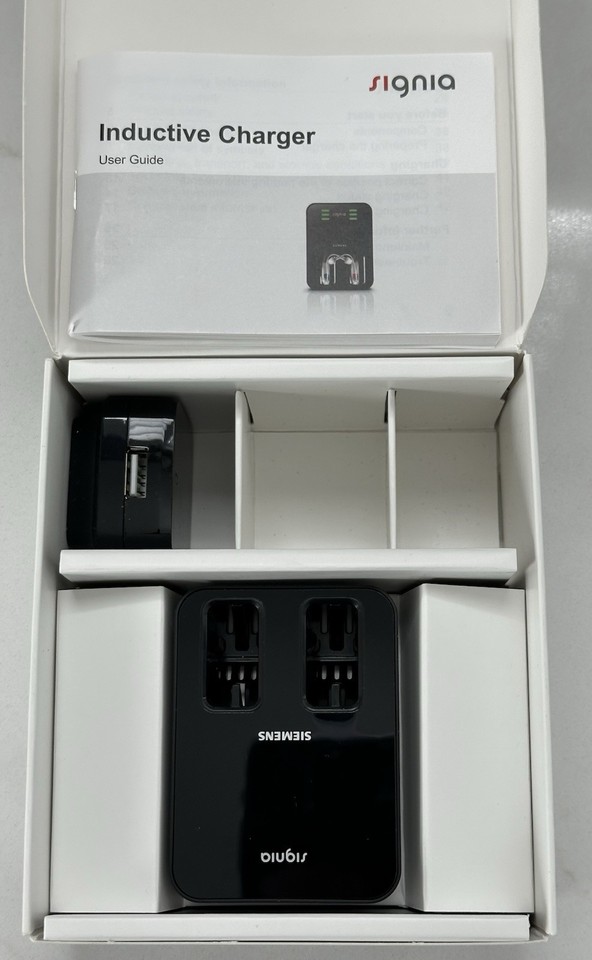 Signia Inductive Charger For X & NX Hearing Aids Open Box (Never Used ...